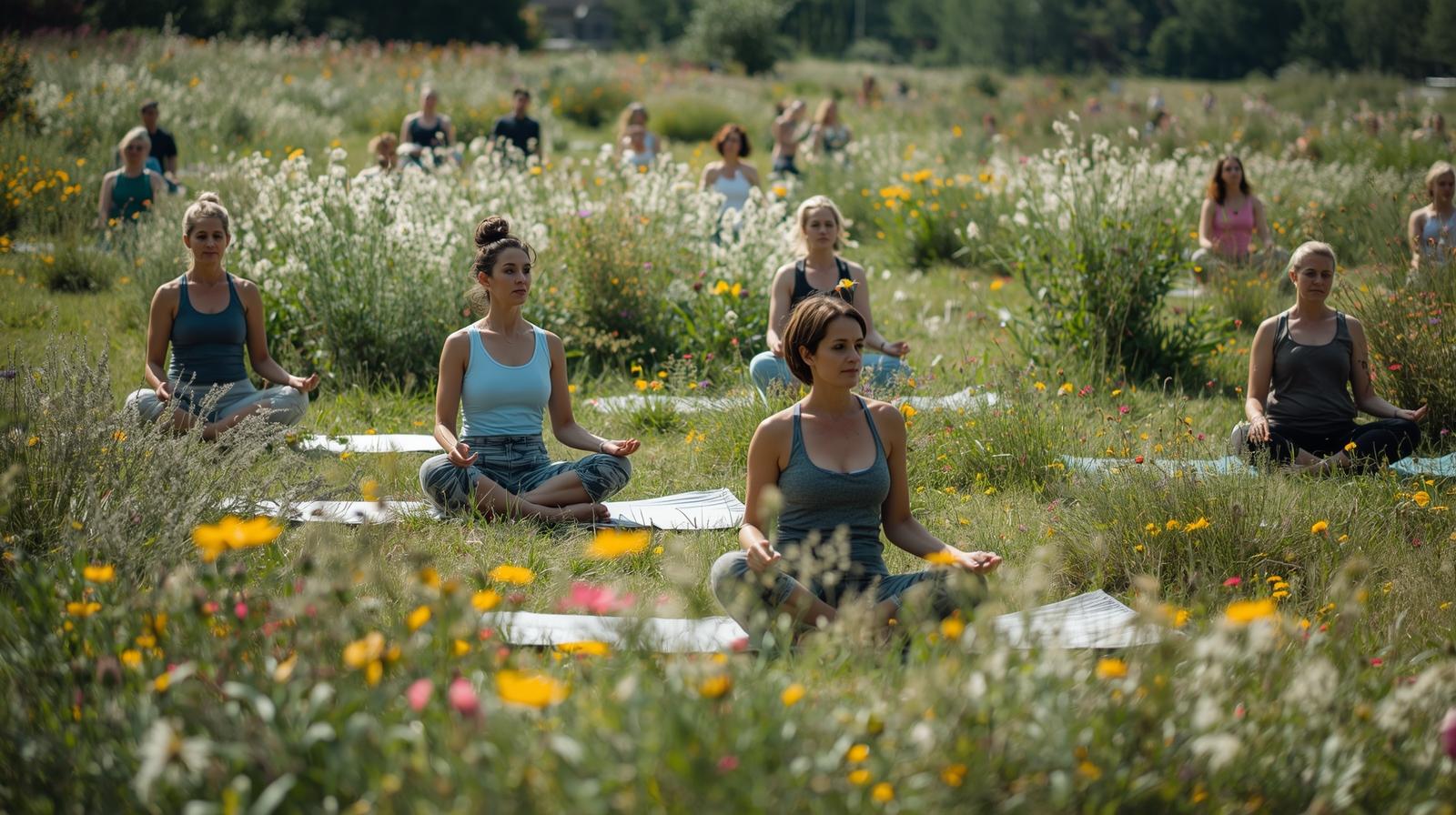 Sunrise Pilates in the Flower Patch – The Paddock Lal Lal